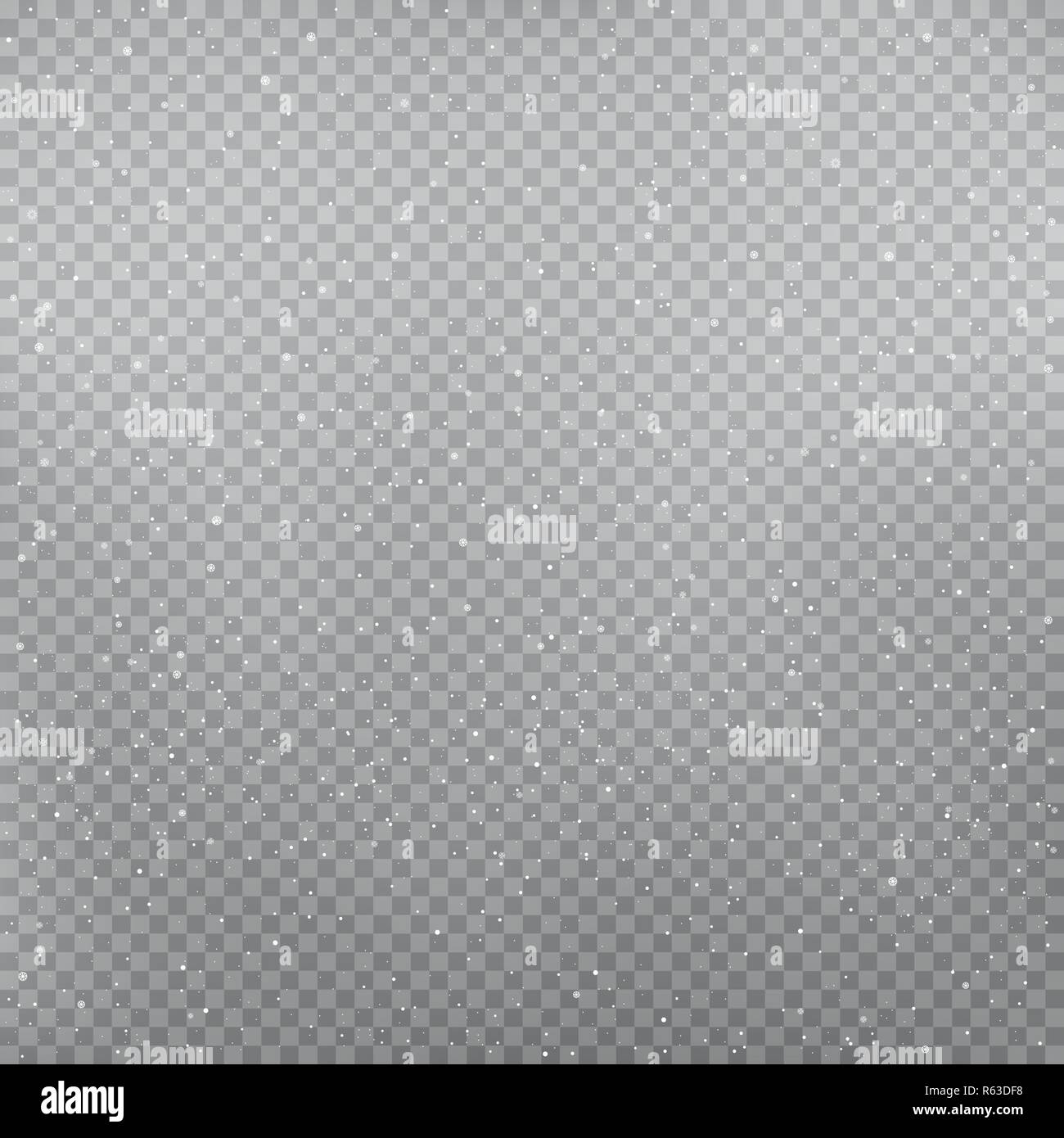 Christmas small snow falling template Stock Vector Image & Art - Alamy