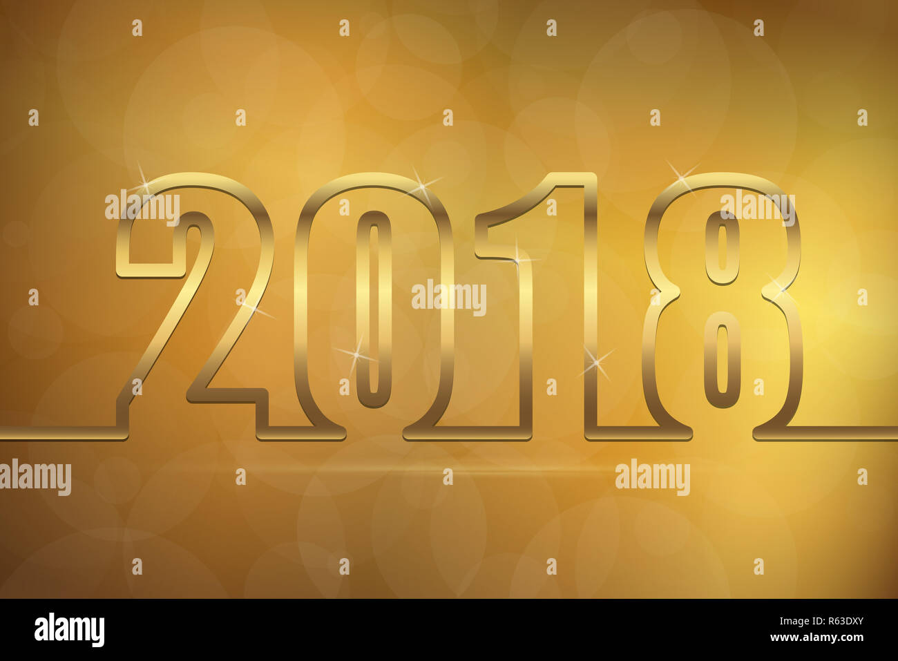 happy new year 2018 greetings background Stock Photo - Alamy
