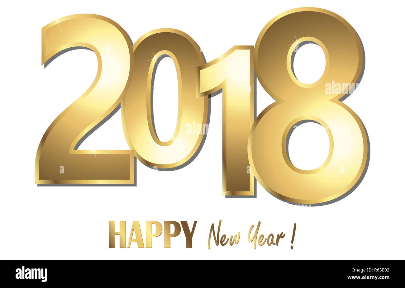 happy new year 2018 greetings background Stock Photo - Alamy