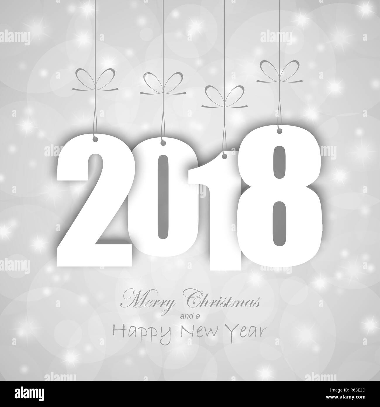 hang tags with year 2018 Stock Photo - Alamy