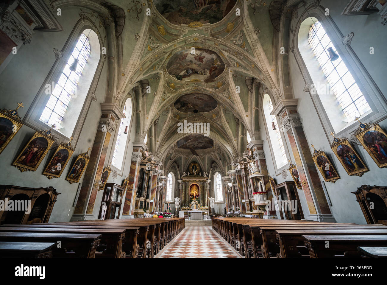 The medieval old town bozen bolzano hi-res stock photography and images ...