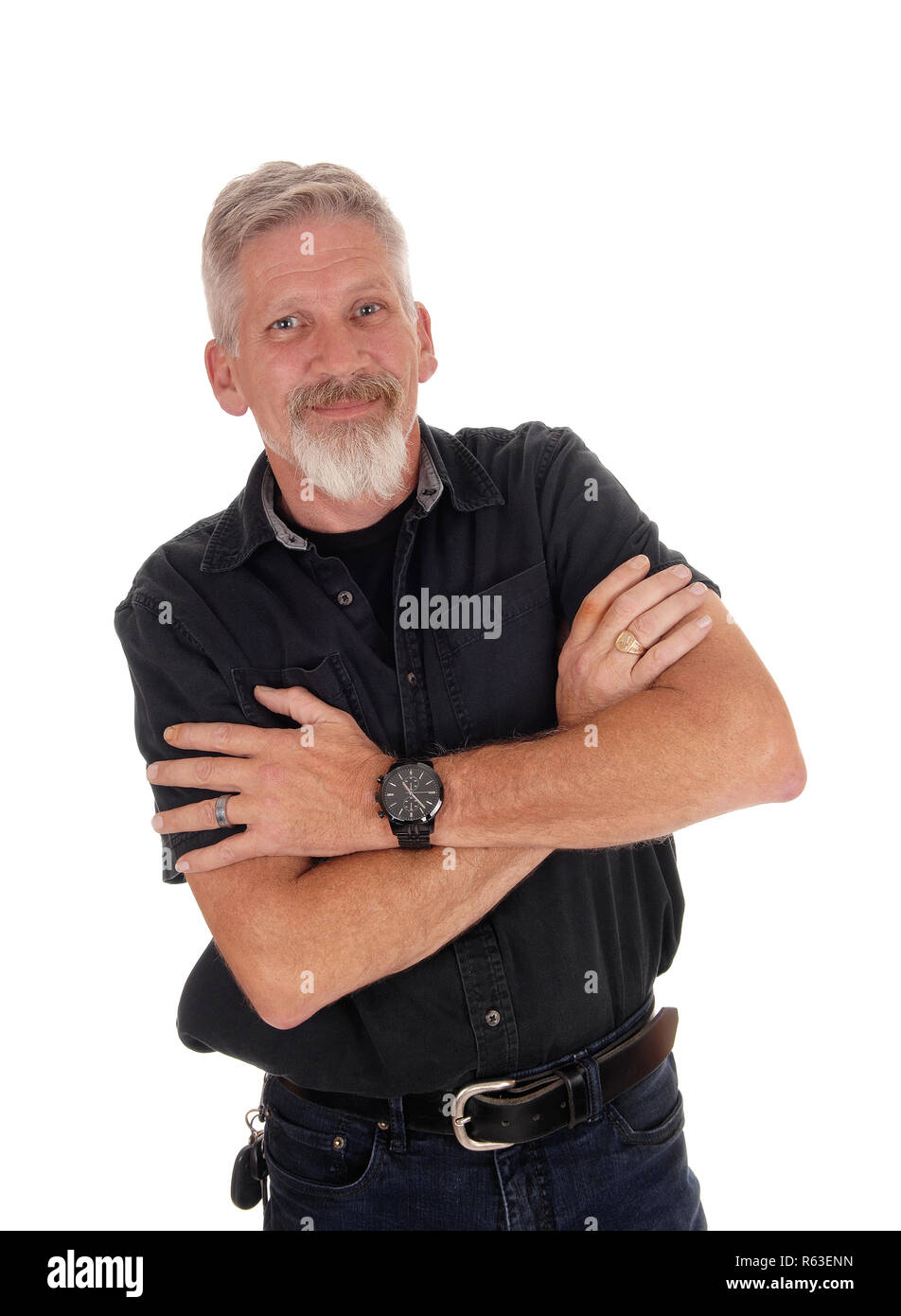 Portrait of middle age man Stock Photo - Alamy