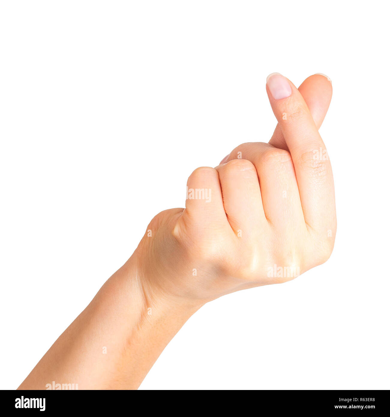 Woman giving little something hi-res stock photography and images - Alamy