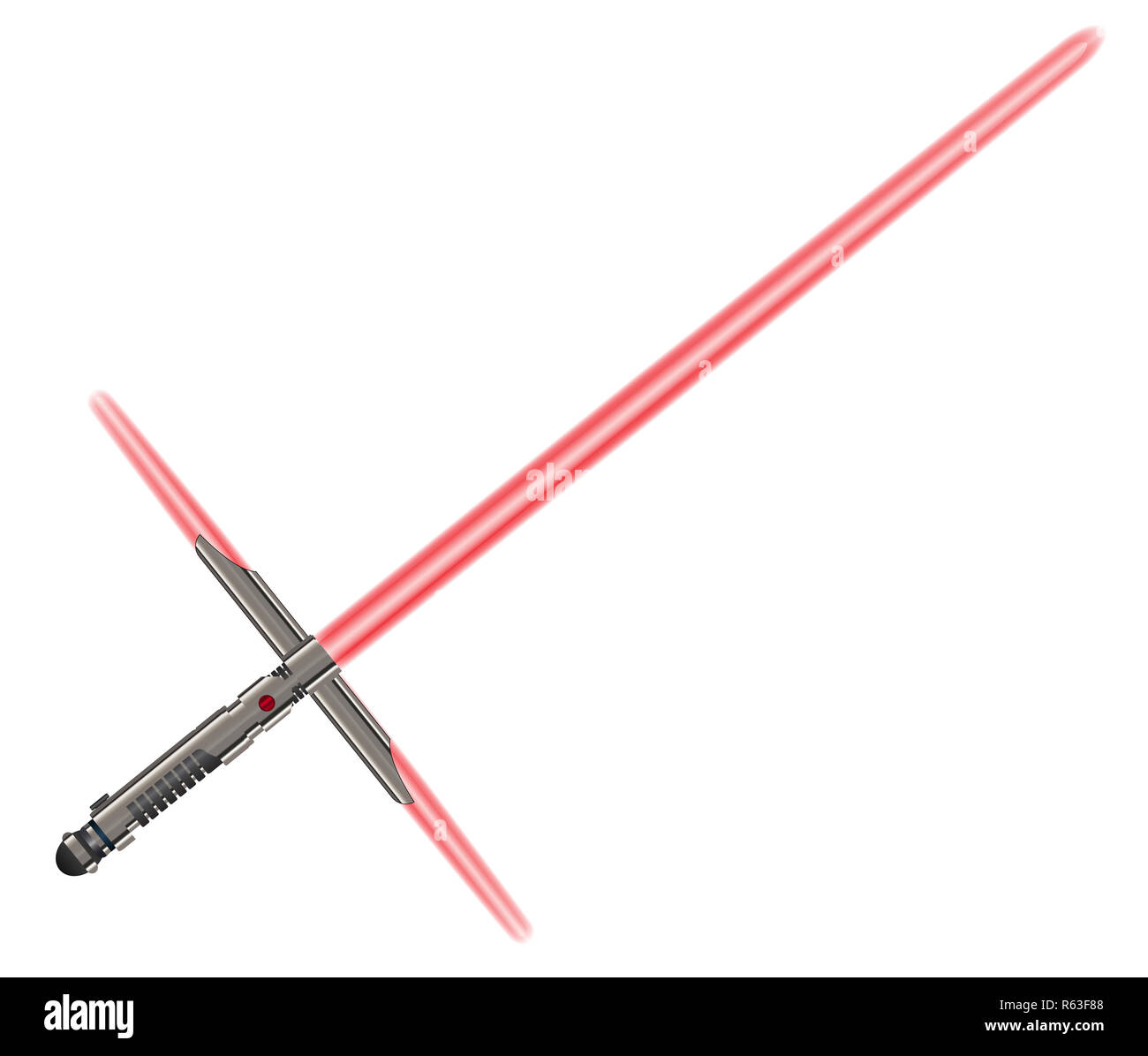 Red Light Sword Future Weapon Stock Photo - Alamy