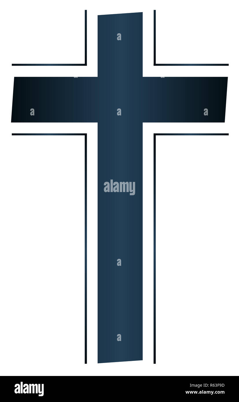 Crucifix drawing Cut Out Stock Images & Pictures - Alamy