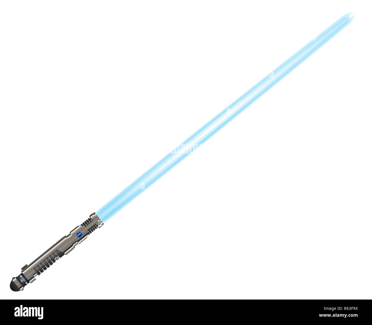 Blue Light Sword Weapon Stock Photo - Alamy