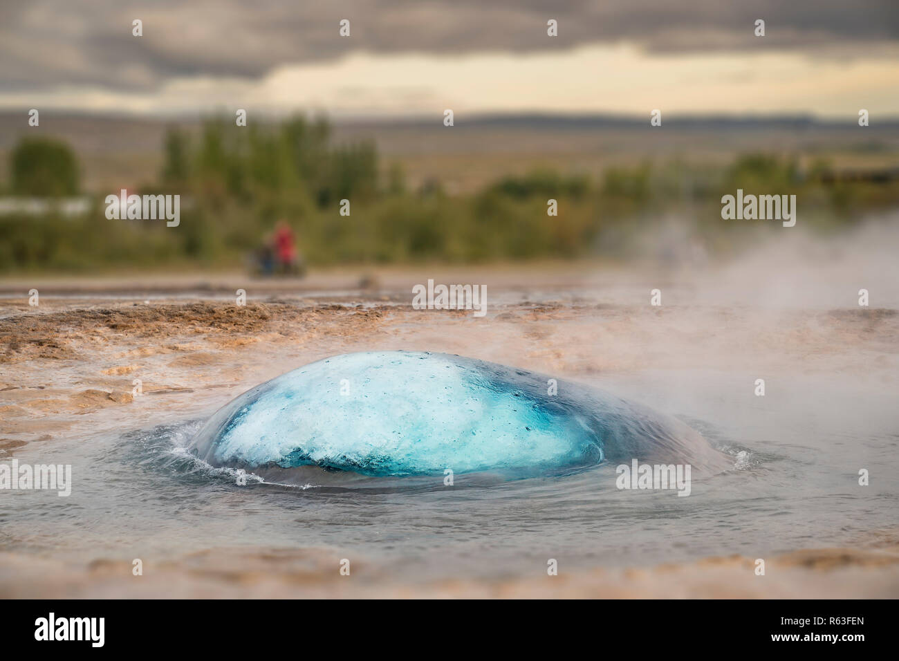 Geothermal energy geyser steam iceland hi-res stock photography and ...