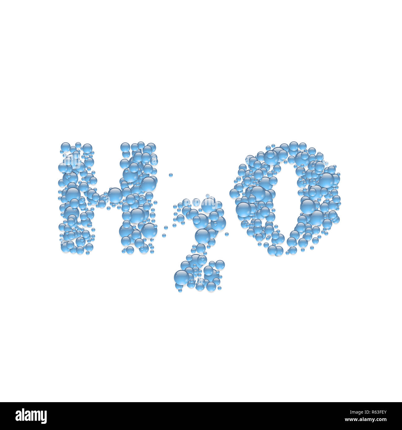 Falling drops icon clean Cut Out Stock Images & Pictures - Alamy