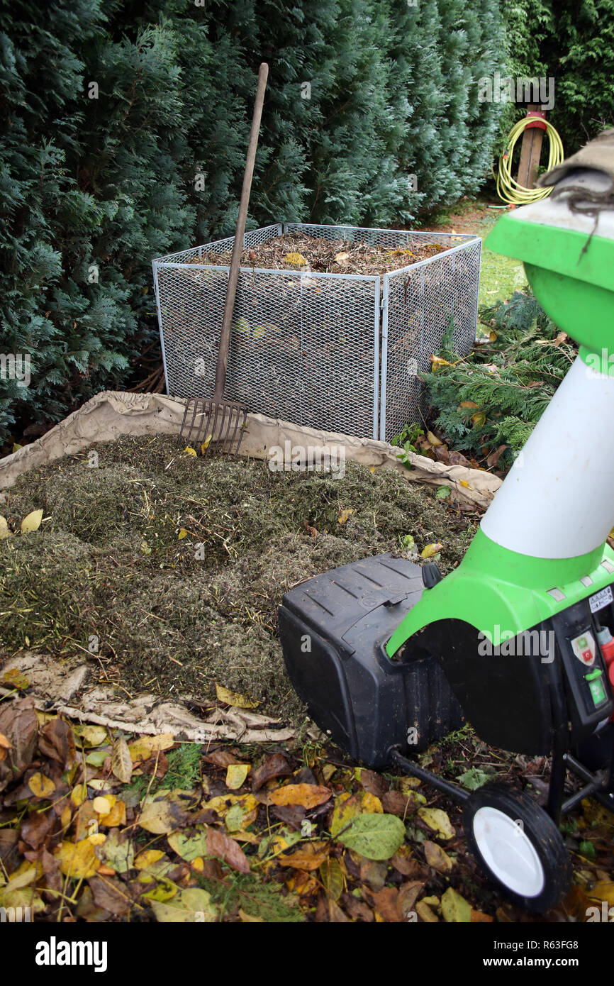 Compost shredder hi-res stock photography and images - Alamy