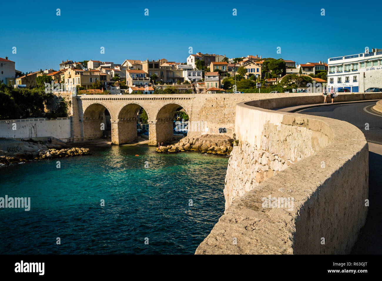 Bridge in Marseille Stock Photo - Alamy