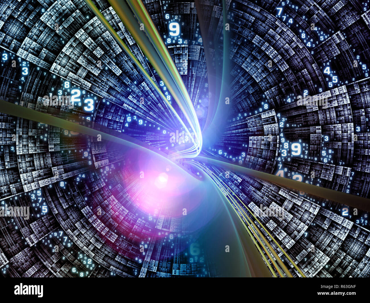Realms of Digital World Stock Photo - Alamy