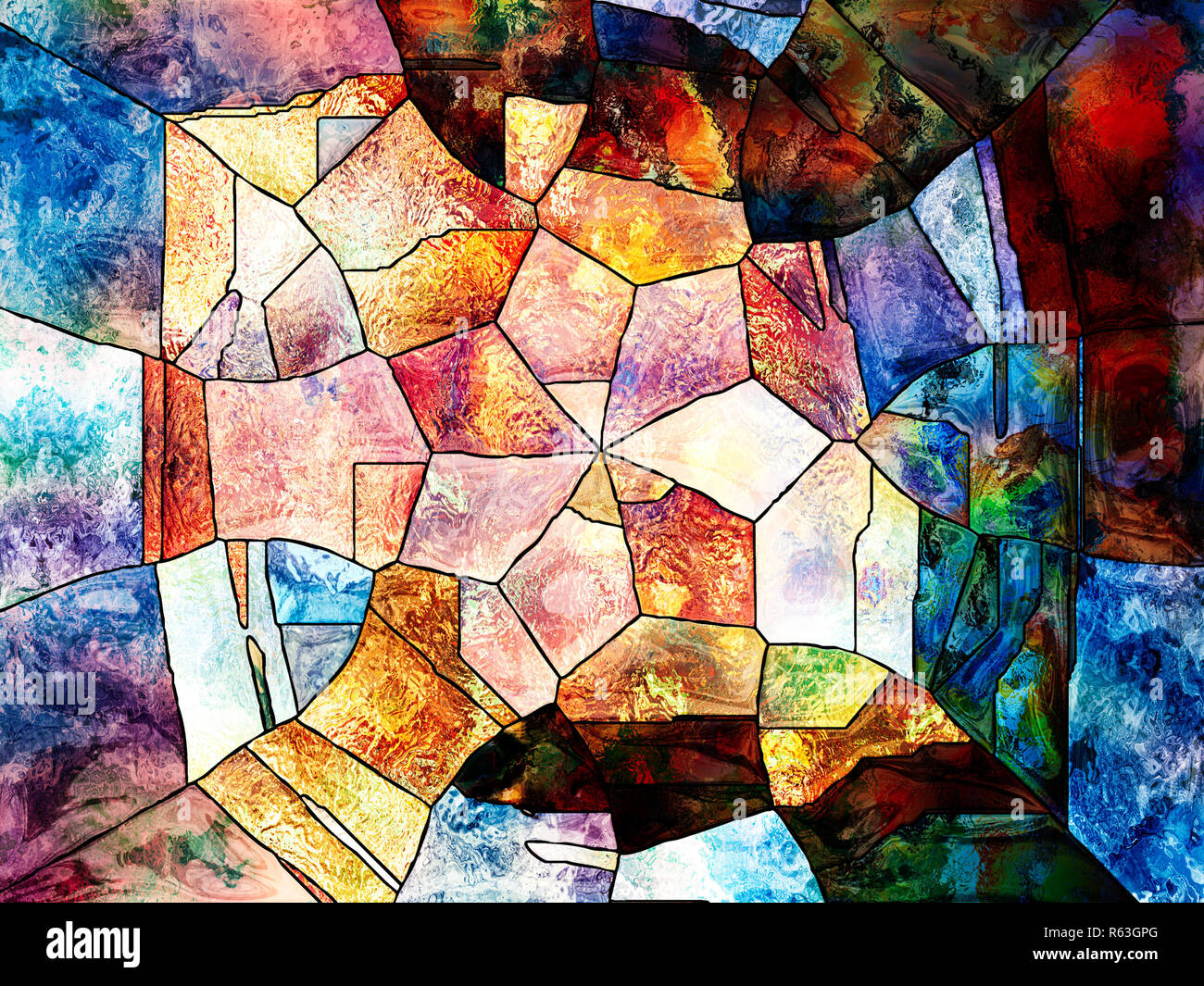 Progressive Shape Division Stock Photo - Alamy