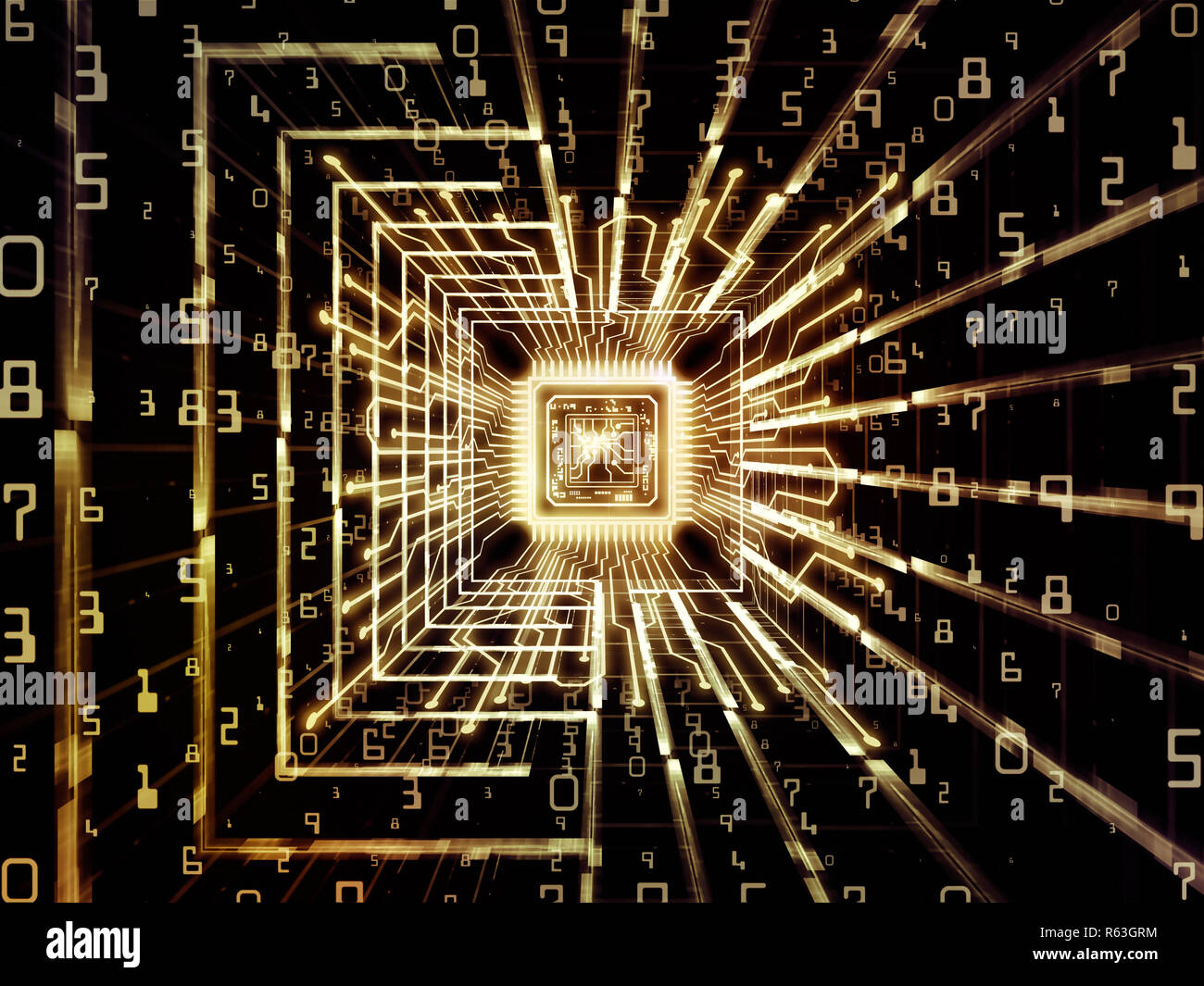 Virtual Digital Processor Stock Photo - Alamy Virtual Digital Processor Stock Photo - Alamy