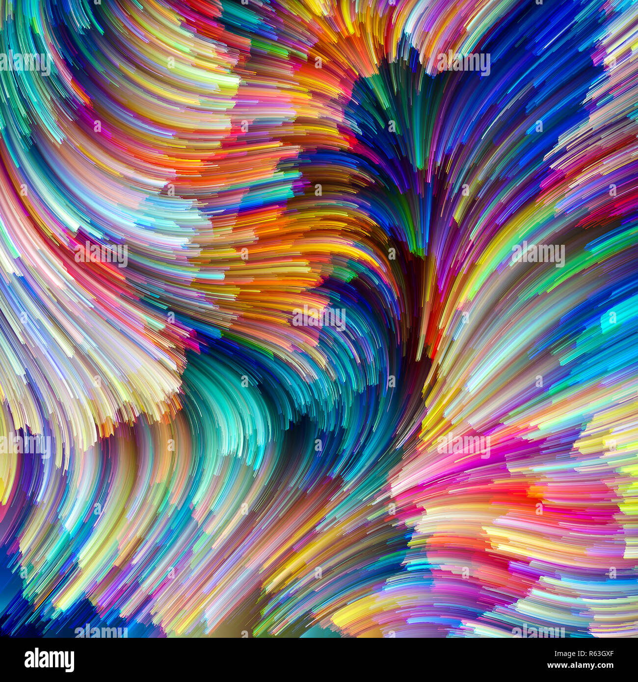 Elements of Painter Palette Stock Photo - Alamy