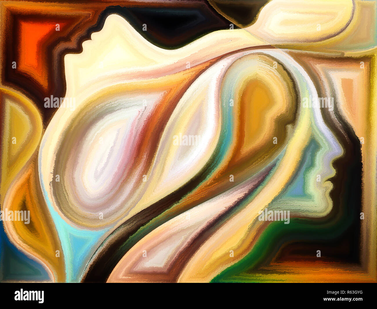 Spheres of Communication Stock Photo - Alamy