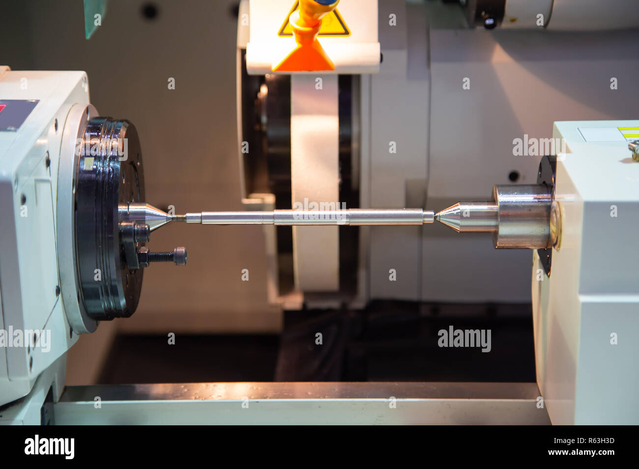 CNC cylindrical surface grinding machine, industrial machining Stock ...