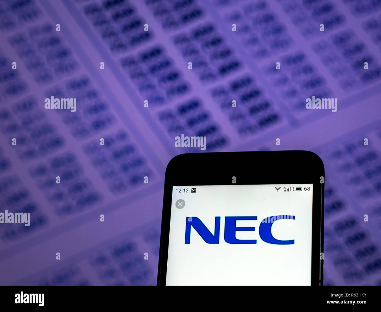 Nec technology logo hi-res stock photography and images - Alamy