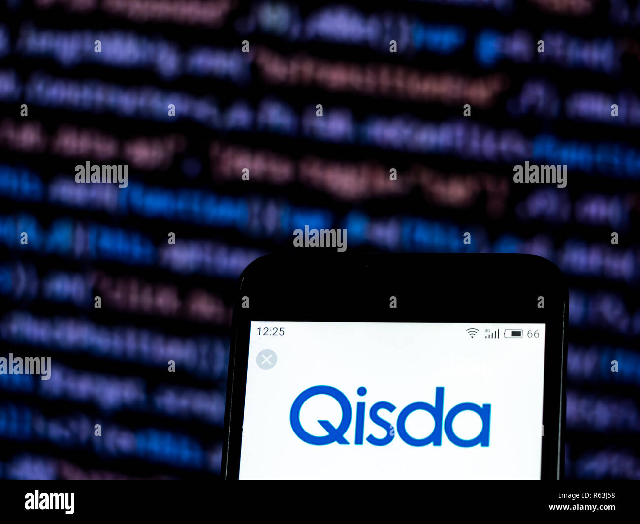 Qisda Corporation logo seen displayed on smart phone Stock Photo - Alamy