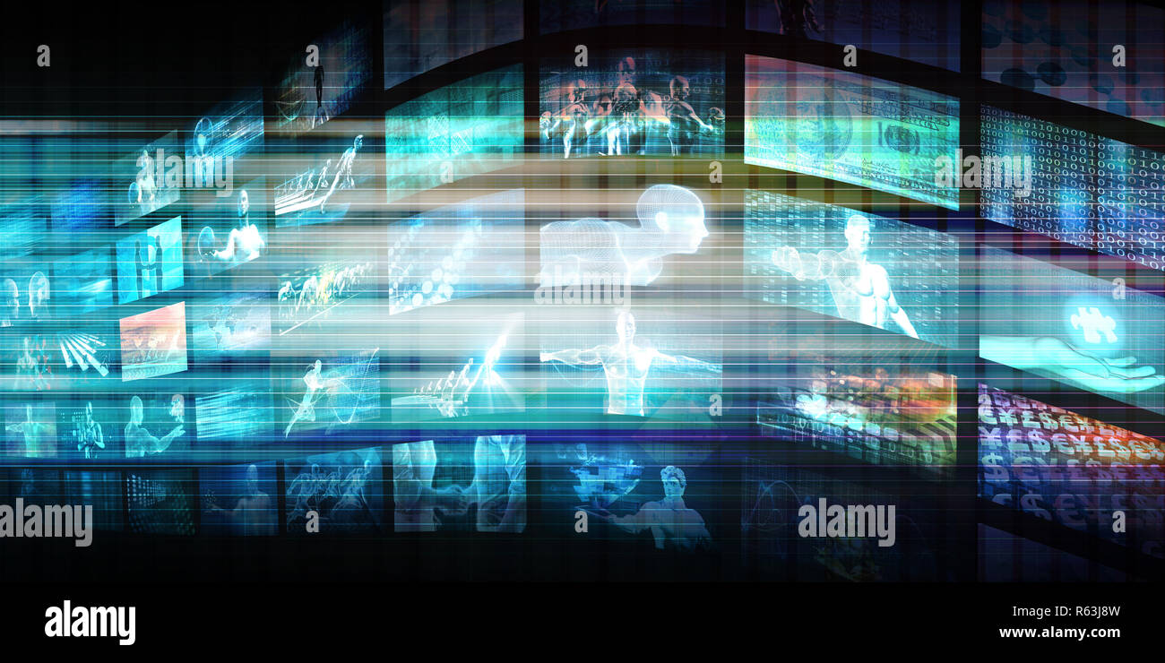 Technology Company Background Stock Photo - Alamy
