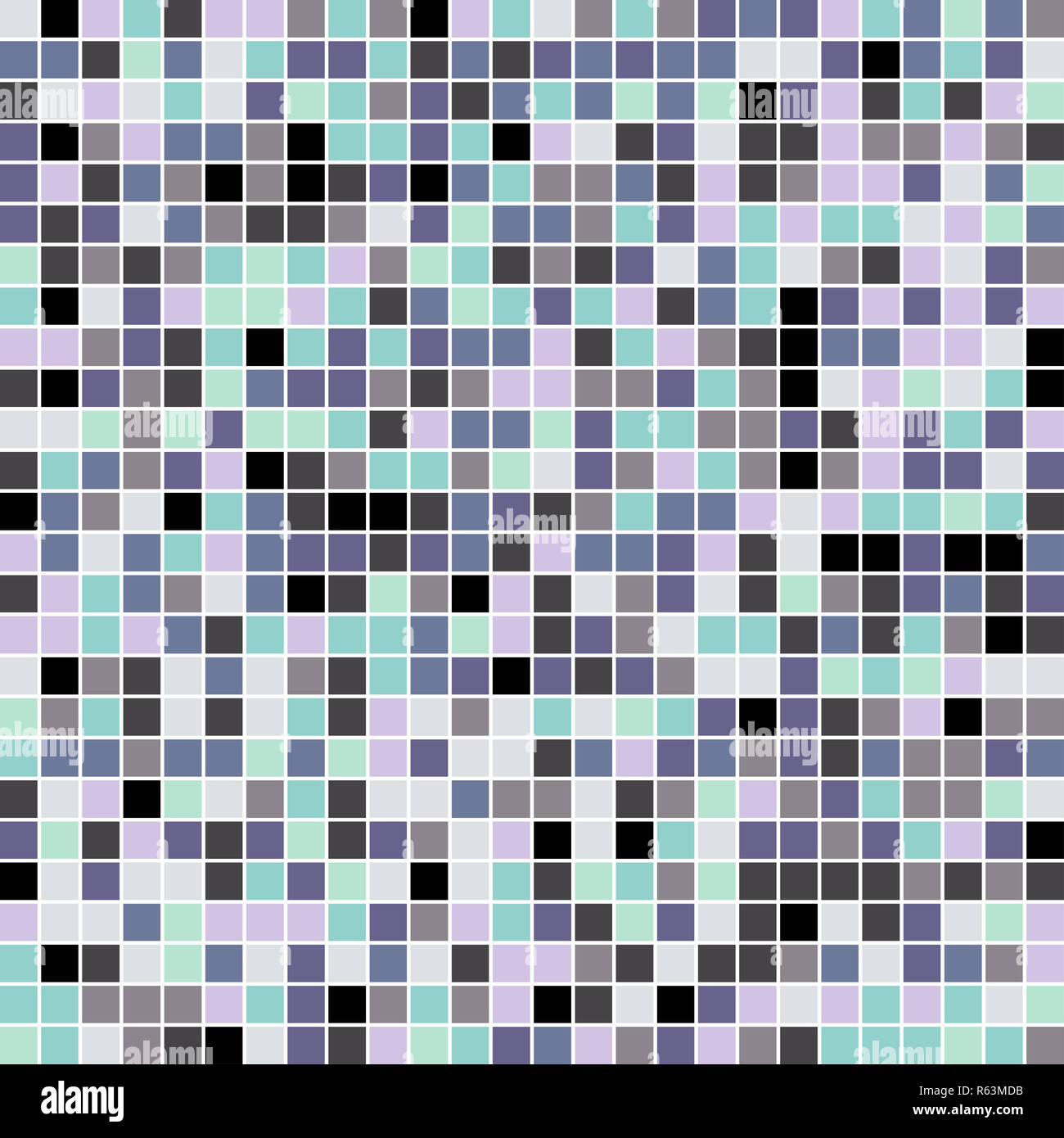 square mosaic color palette . color combo harmony Stock Photo - Alamy