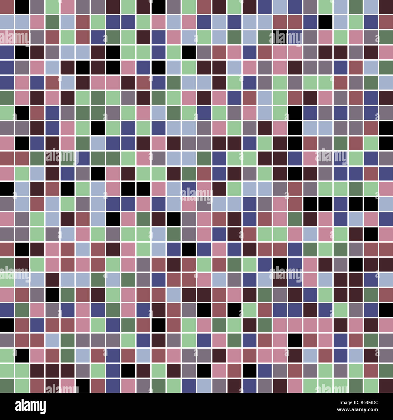 square mosaic color palette . color combo harmony Stock Photo - Alamy