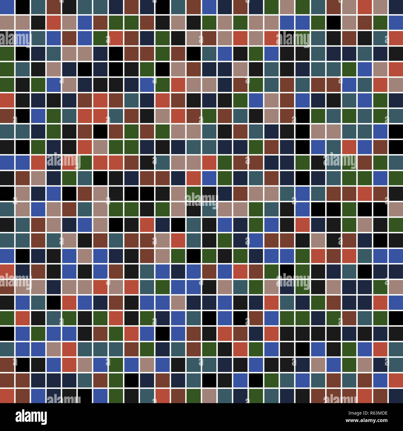 square mosaic color palette . color combo harmony Stock Photo - Alamy