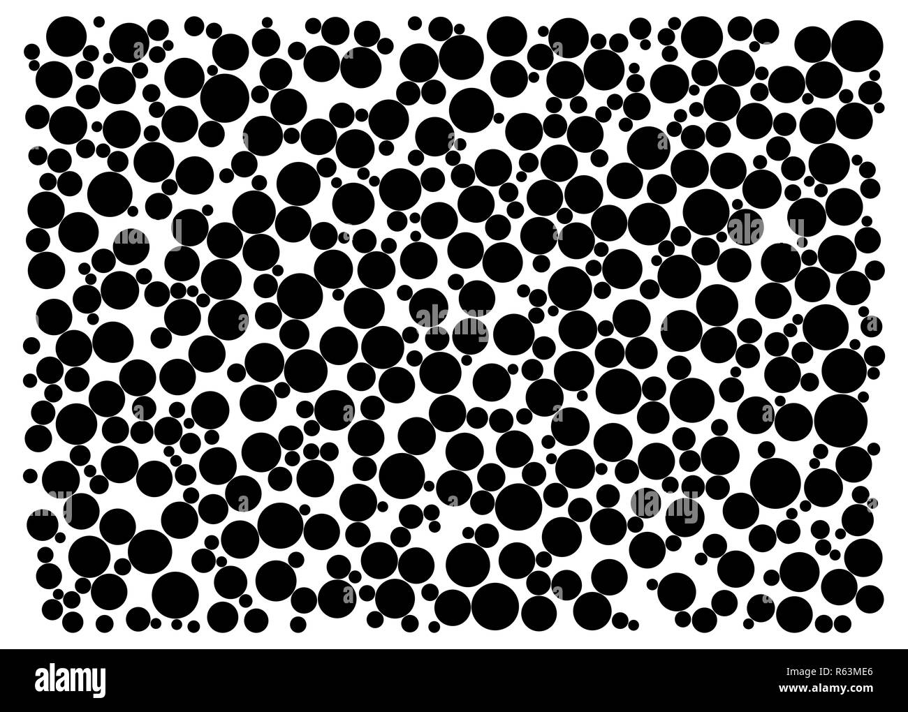 random dots on white background Stock Photo - Alamy