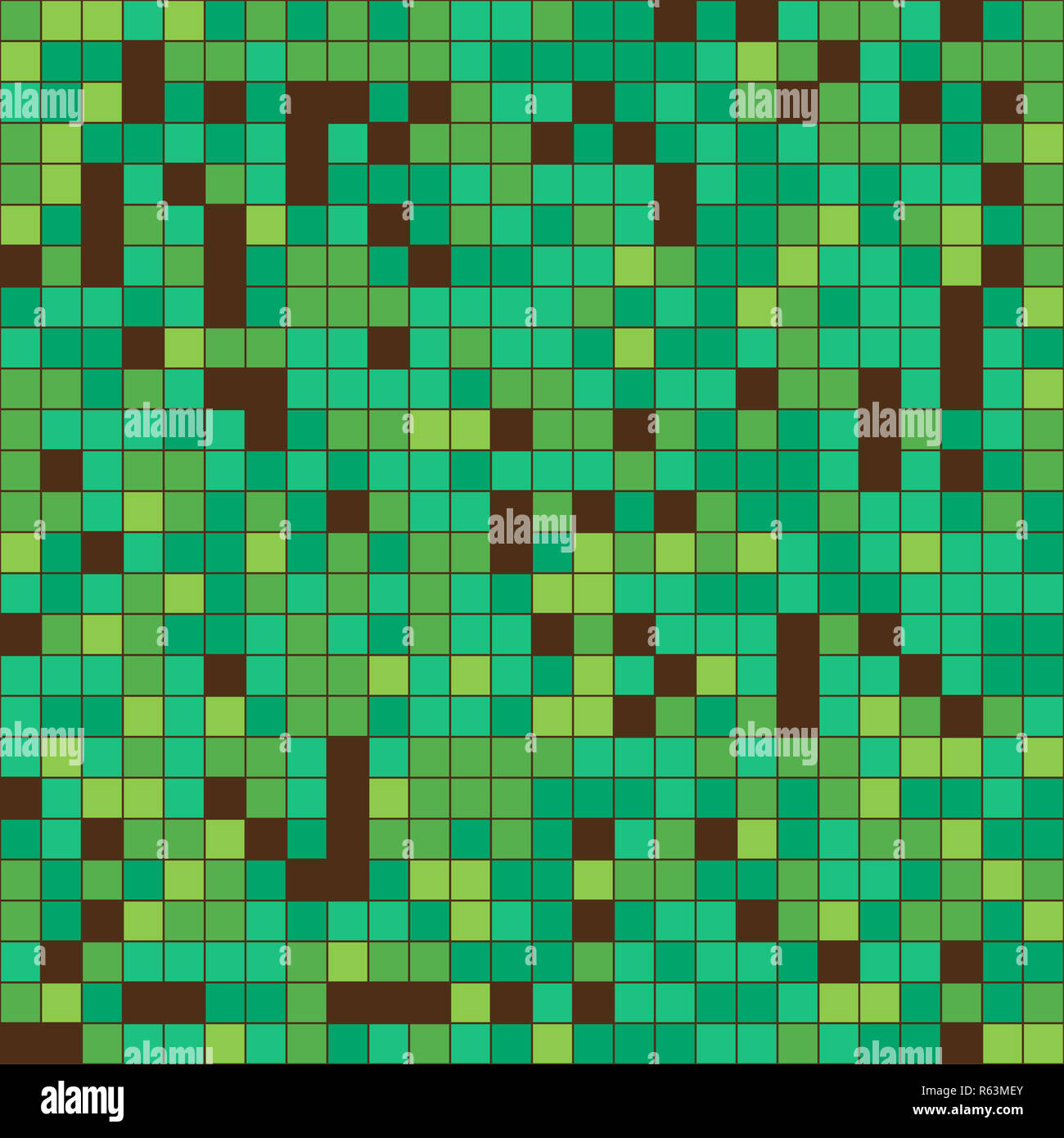 square mosaic color palette . color combo harmony Stock Photo - Alamy