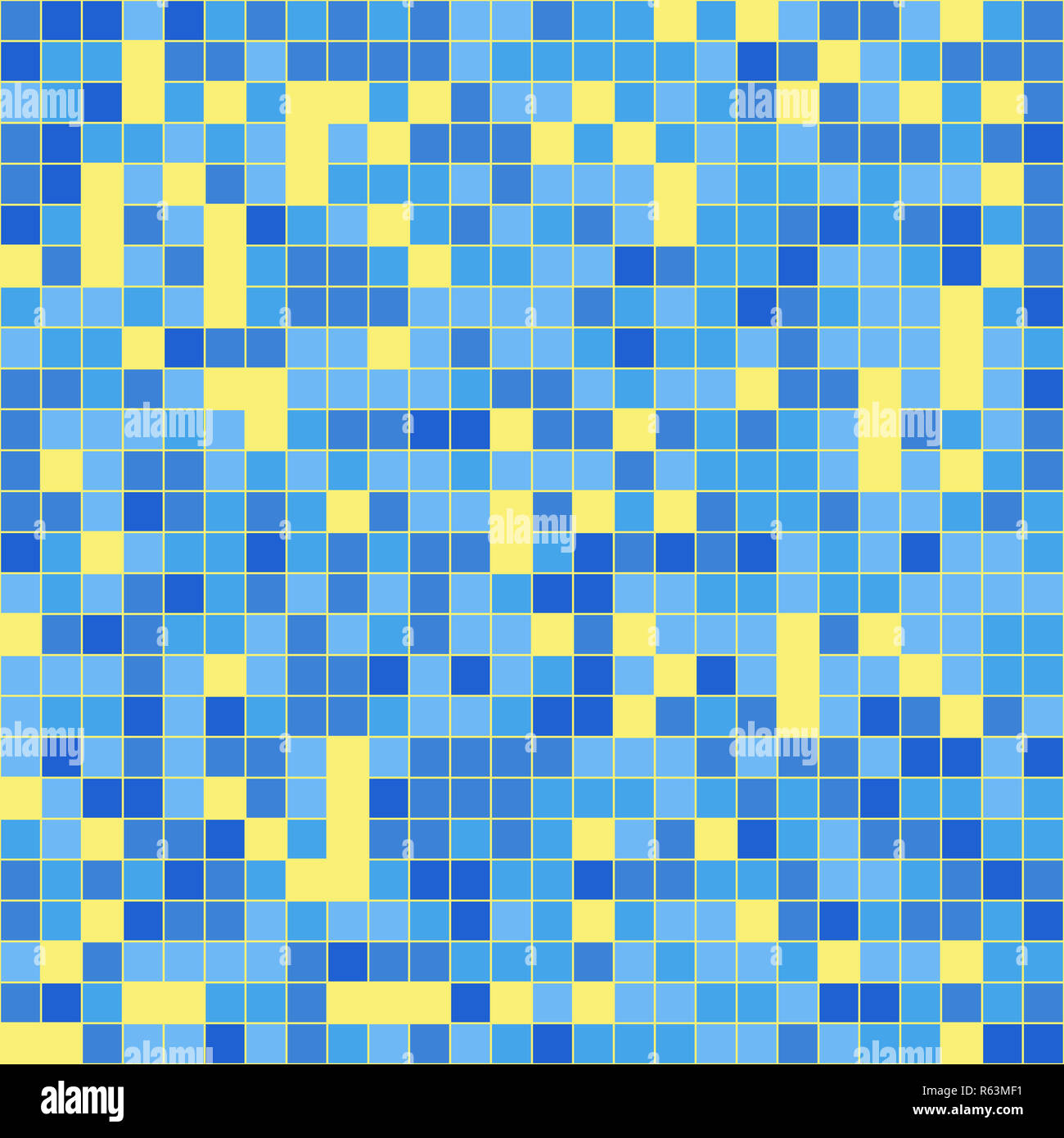 square mosaic color palette . color combo harmony Stock Photo - Alamy