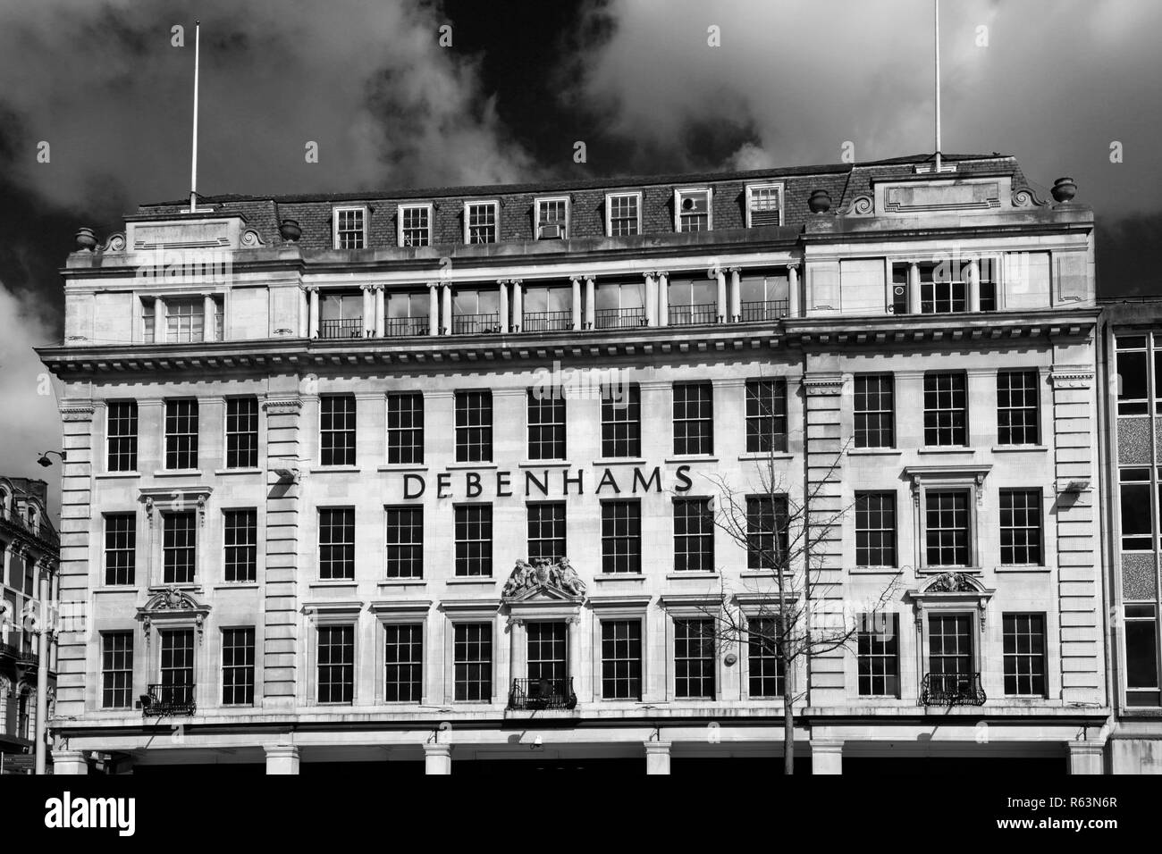 The Debenhams shop building, Old Market Square, Nottingham city centre ...