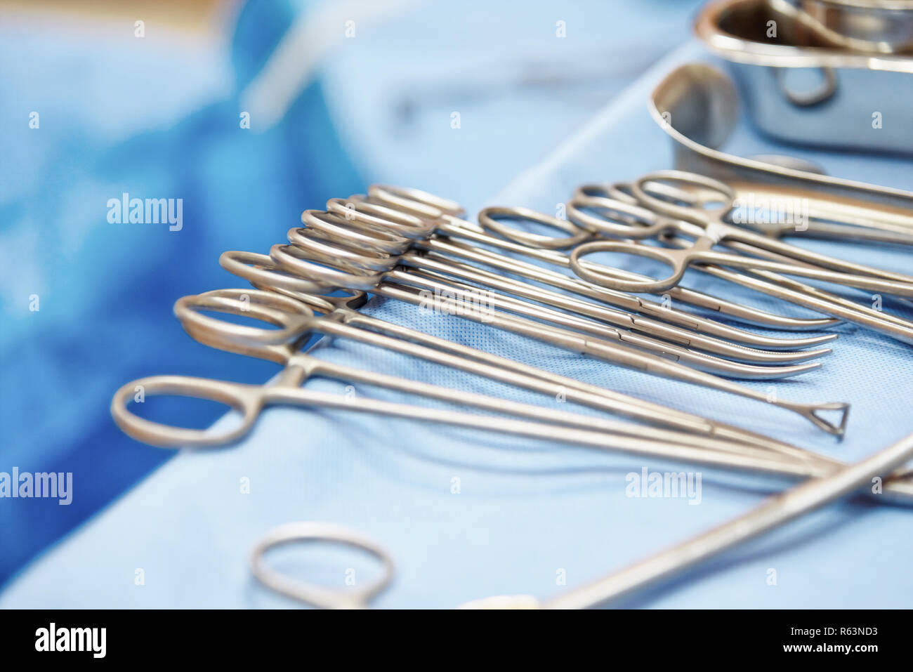 medical scissors instrument for surgery in hospital Stock Photo - Alamy