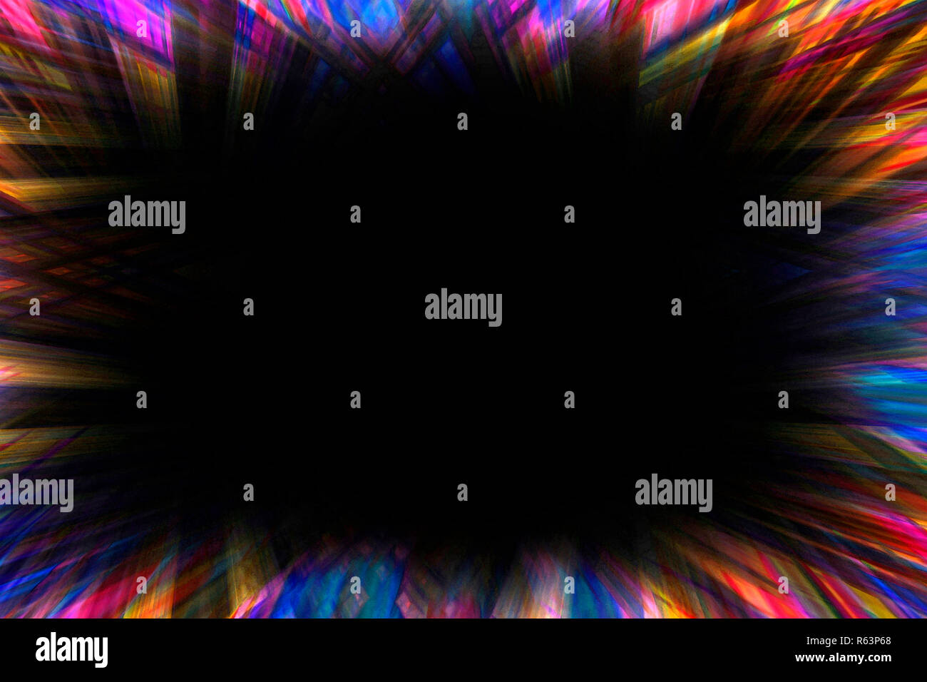Colorful starburst explosion border hi-res stock photography and images ...