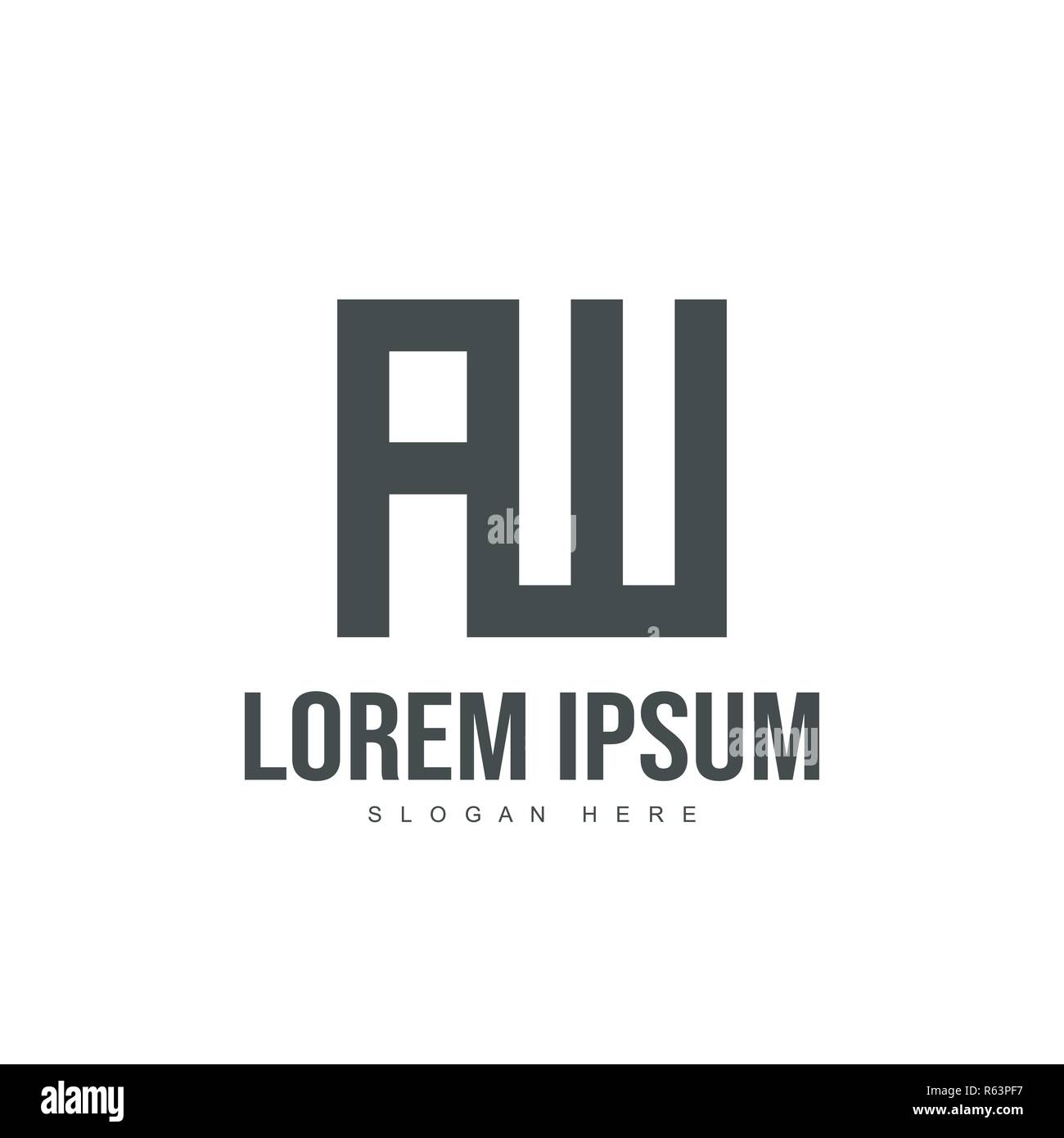 Aw font Cut Out Stock Images & Pictures - Alamy