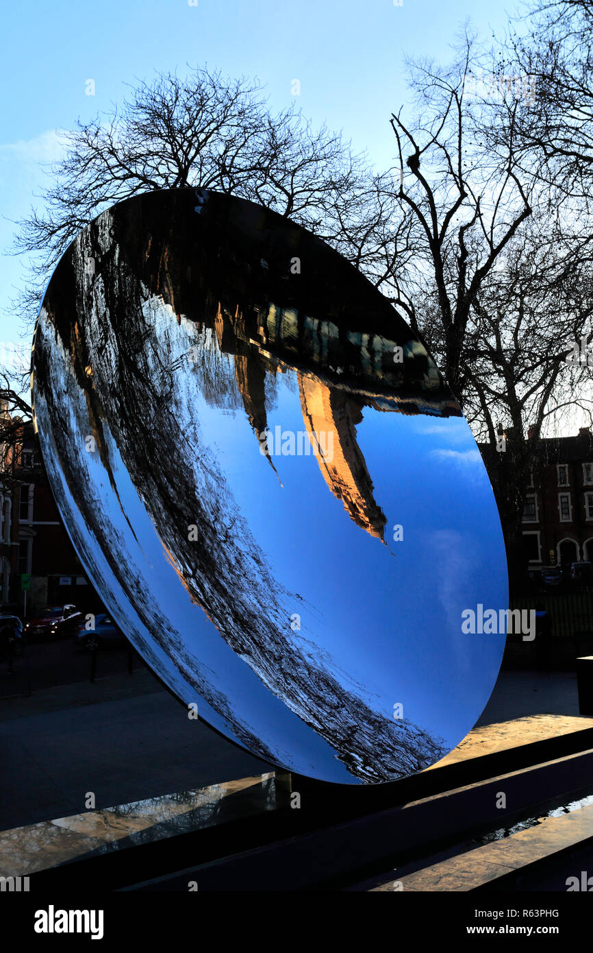 The Sky mirror outside The Nottingham Playhouse Theatre, Nottingham ...