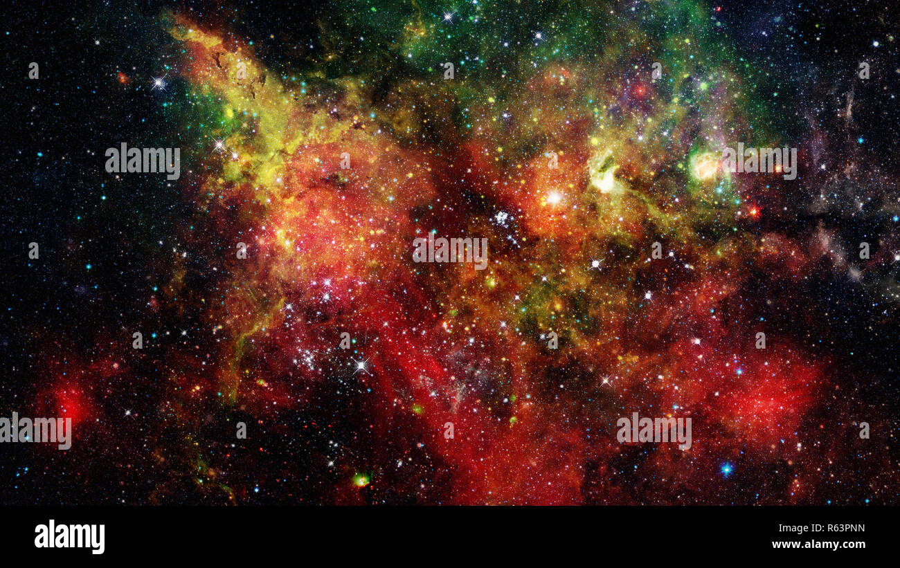 Landscape of star clusters in space. Elements of this image furnished ...