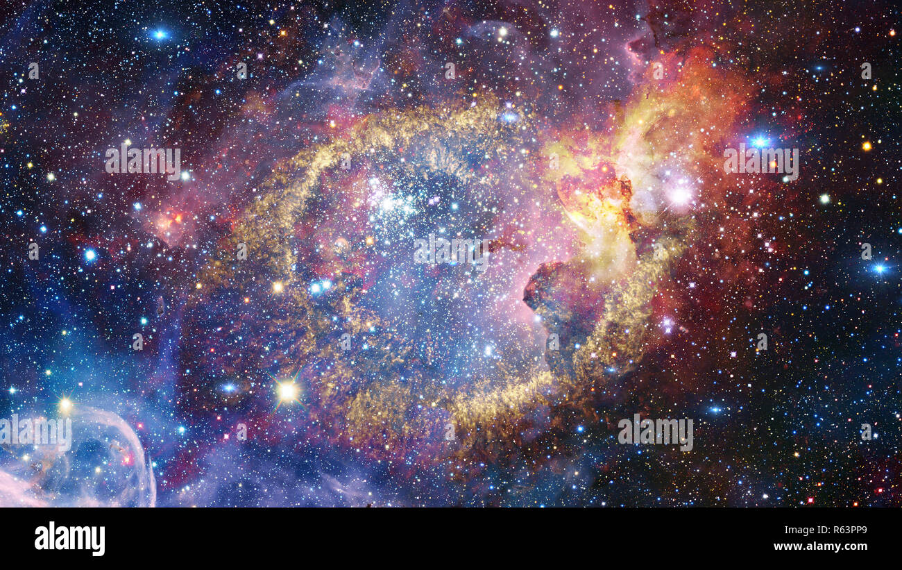 The Helix Nebula in deep space. Elements of this image furnished by ...