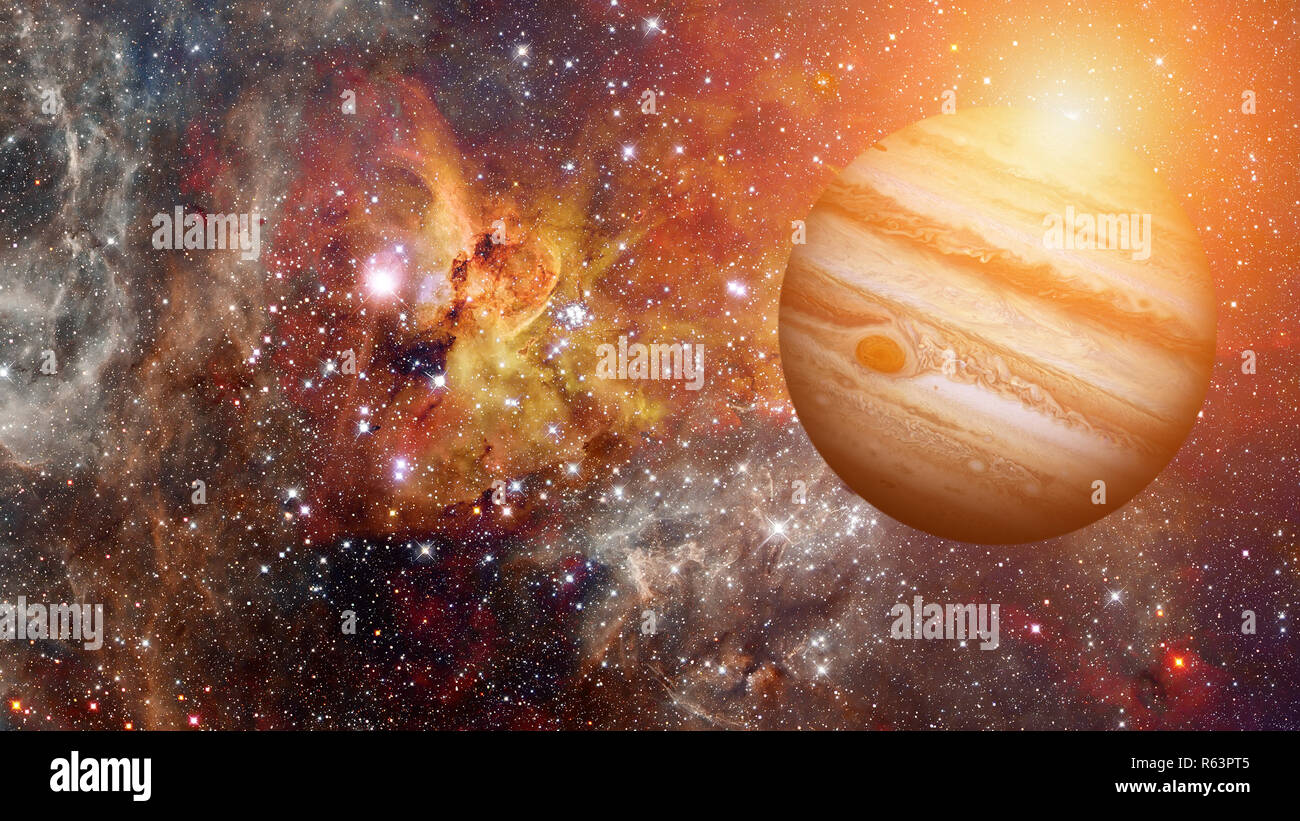 Planet Jupiter. Elements of this image furnished by NASA Stock Photo ...