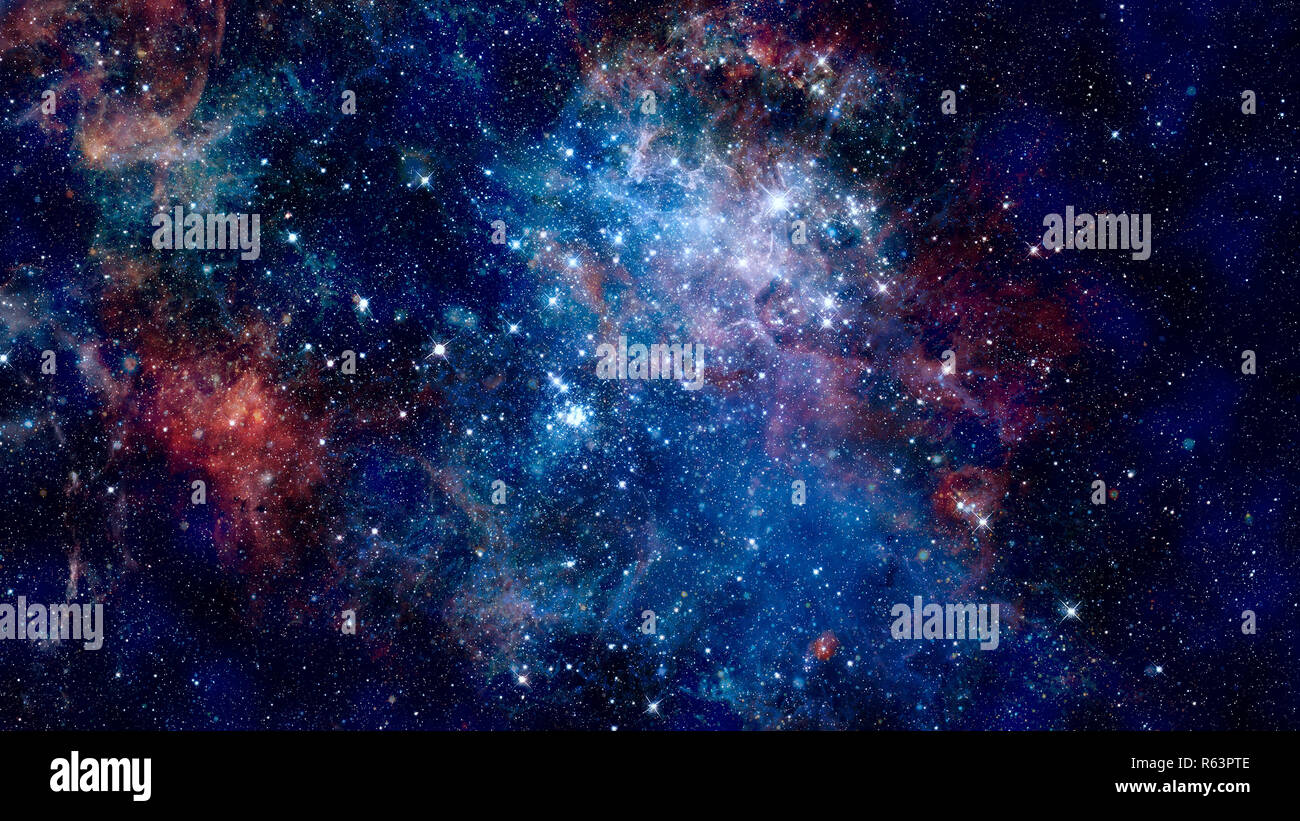 Colorful space nebula. Elements of this image furnished by NASA Stock ...