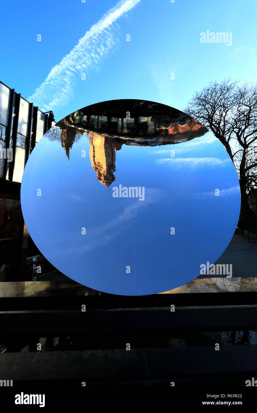 The Sky mirror outside The Nottingham Playhouse Theatre, Nottingham ...