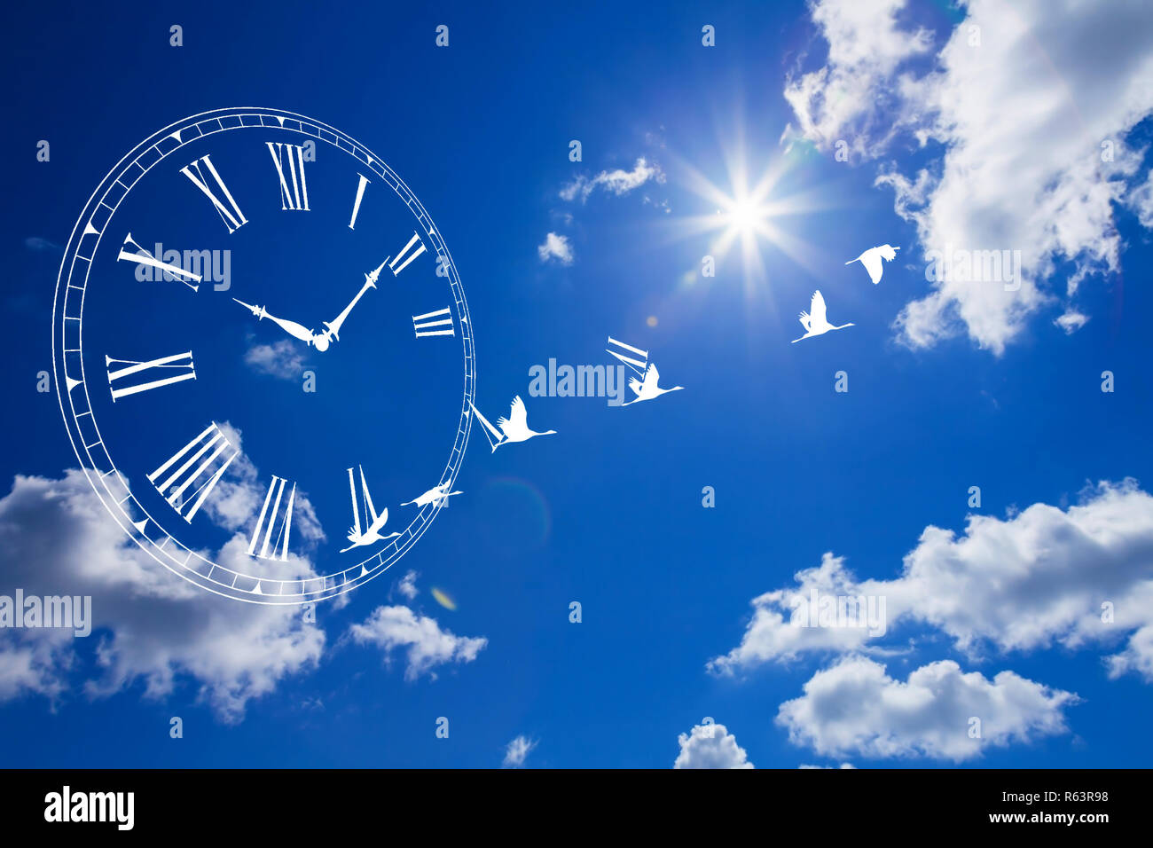 how time flies Stock Photo - Alamy