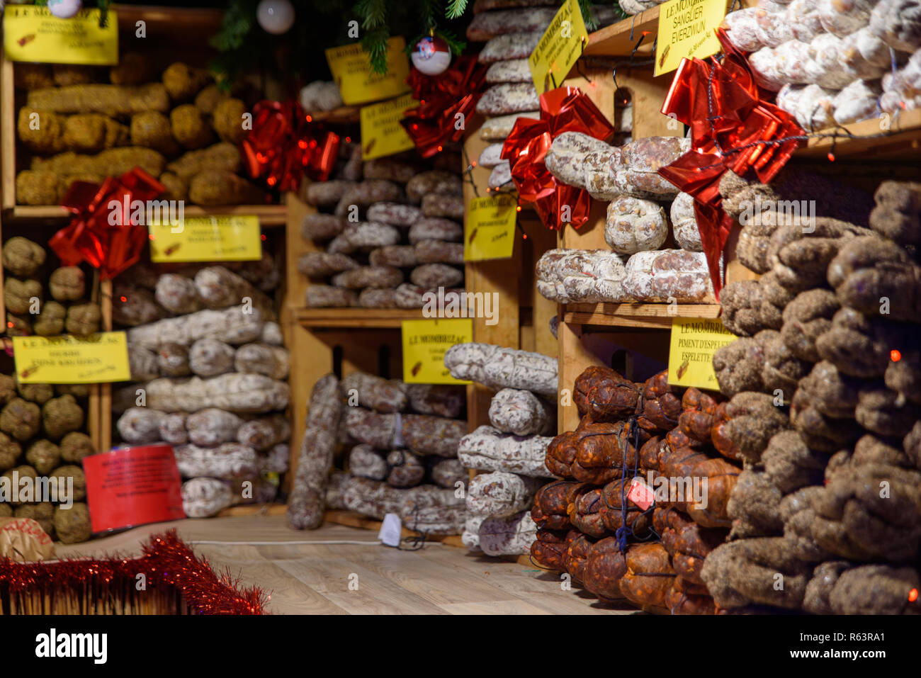 German sausage stall hi-res stock photography and images - Alamy