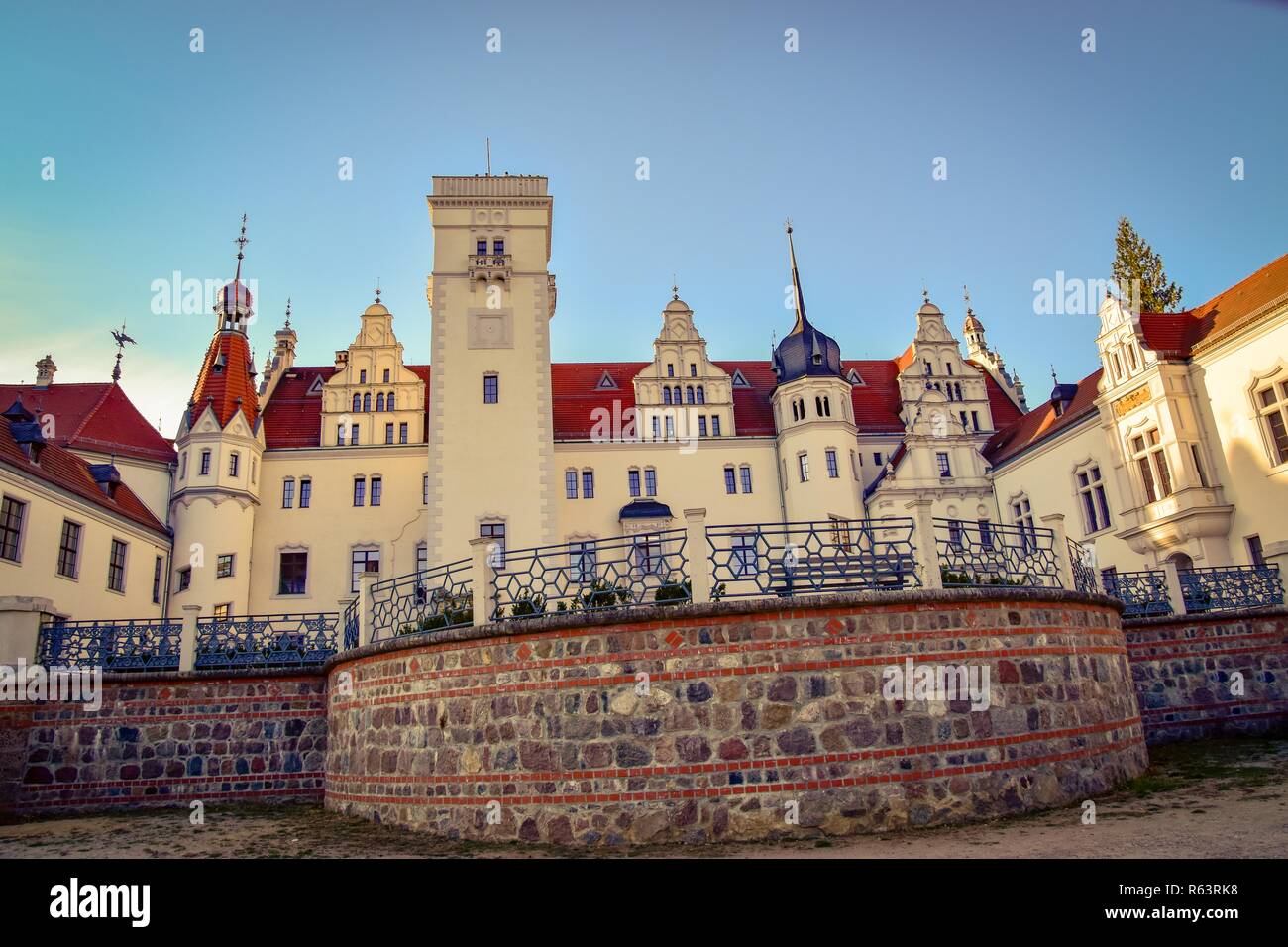 Schloss Boitzenburg in der Uckermark bei Templin in Brandenburg Stock ...