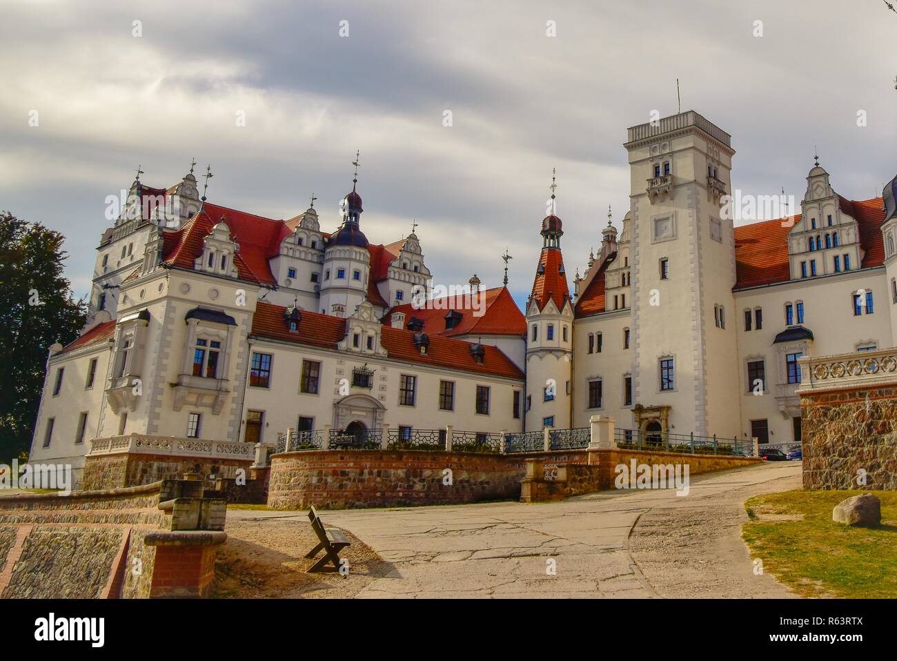 Schloss Boitzenburg in der Uckermark bei Templin in Brandenburg Stock ...