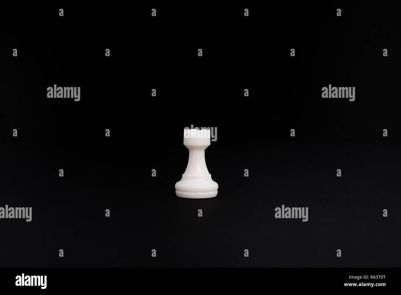 Picture of chess pawn on the chessboard. isolated on the black ...