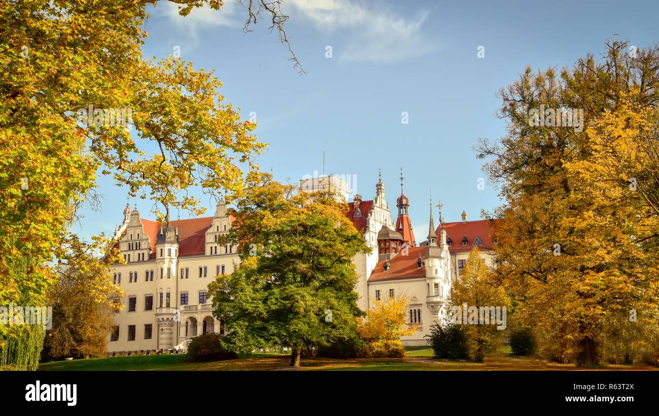 Schloss Boitzenburg in der Uckermark bei Templin in Brandenburg Stock ...