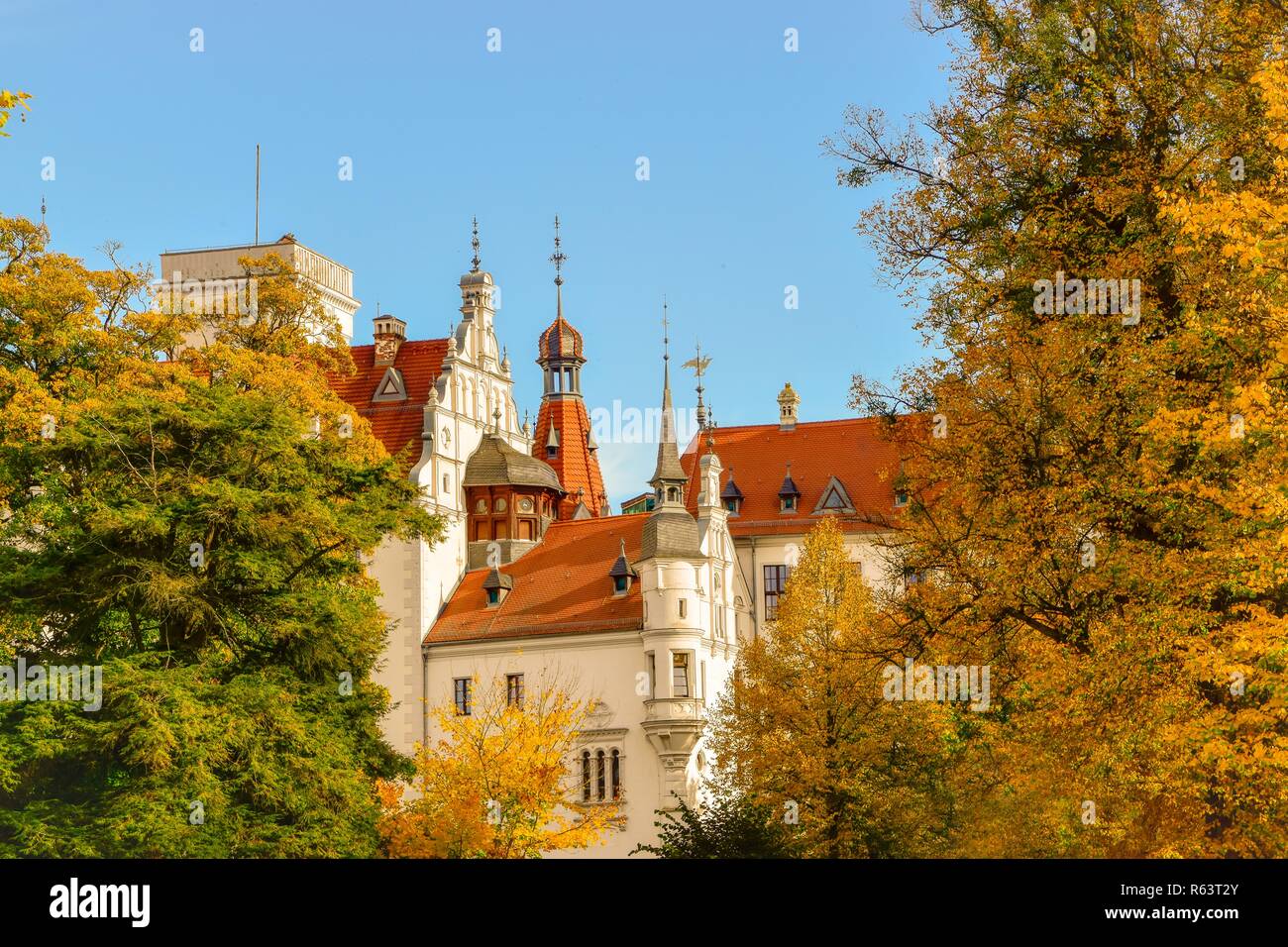 Schloss Boitzenburg in der Uckermark bei Templin in Brandenburg Stock ...