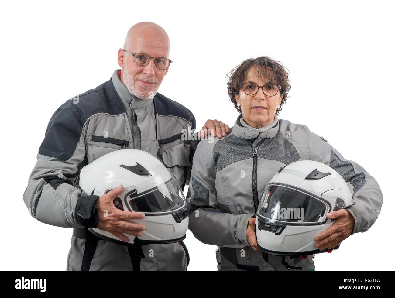 Old woman wearing helmet isolated hi-res stock photography and images ...