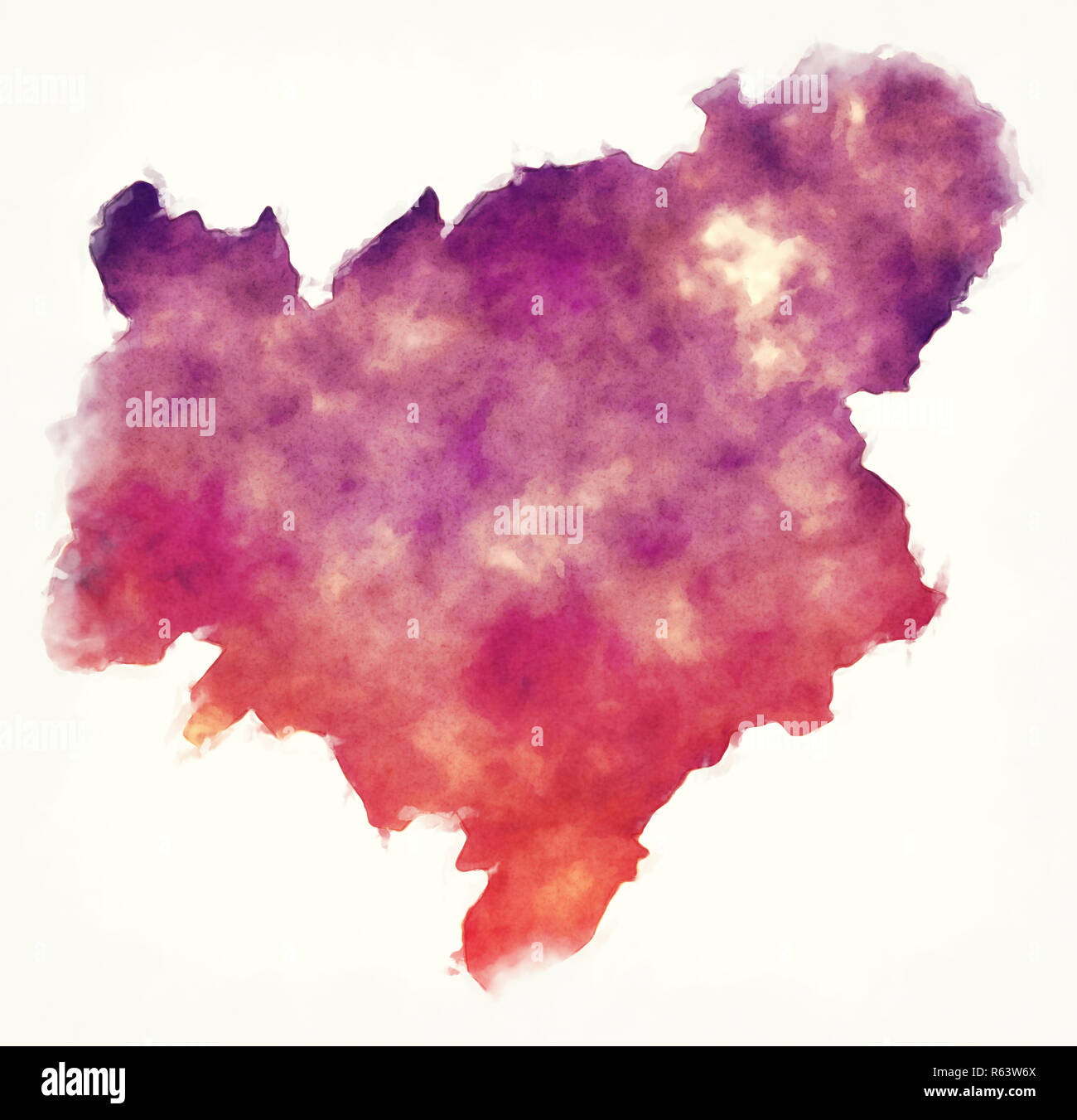 Map of the scottish borders hi-res stock photography and images - Alamy