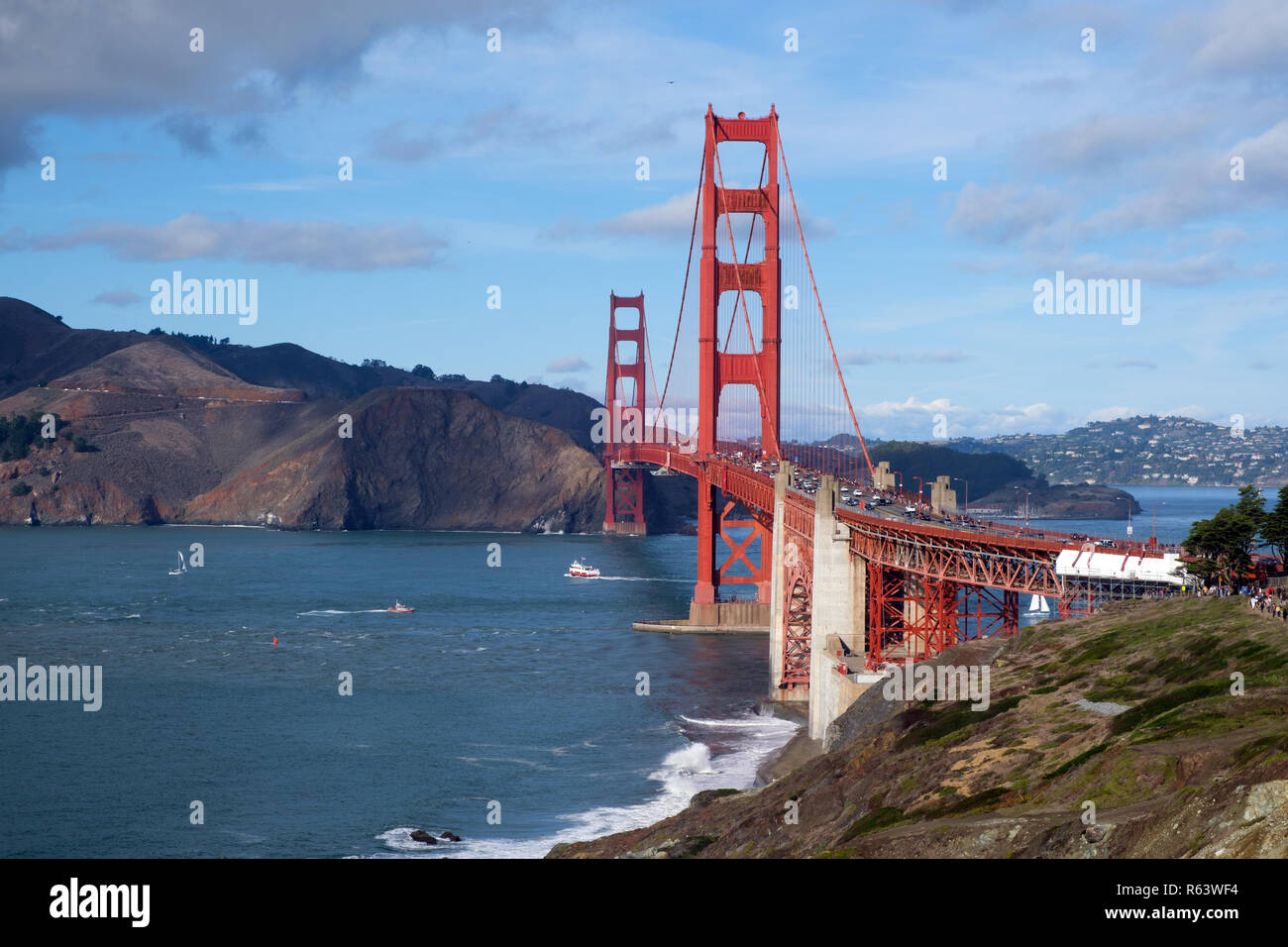 Famous Golden Gate Bridge, San Francisco USA Stock Photo - Alamy Famous Golden Gate Bridge, San Francisco USA Stock Photo - Alamy