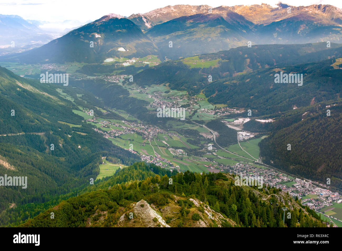 Stubai Valley Photographed at the Schlick 2000 ski centre, Stubai ...